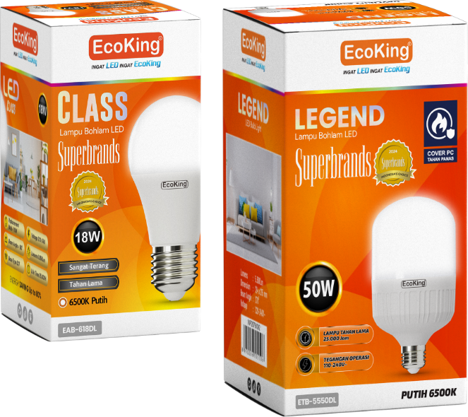 EcoKing - Produk LED Terang maksimal dan Hemat Energi